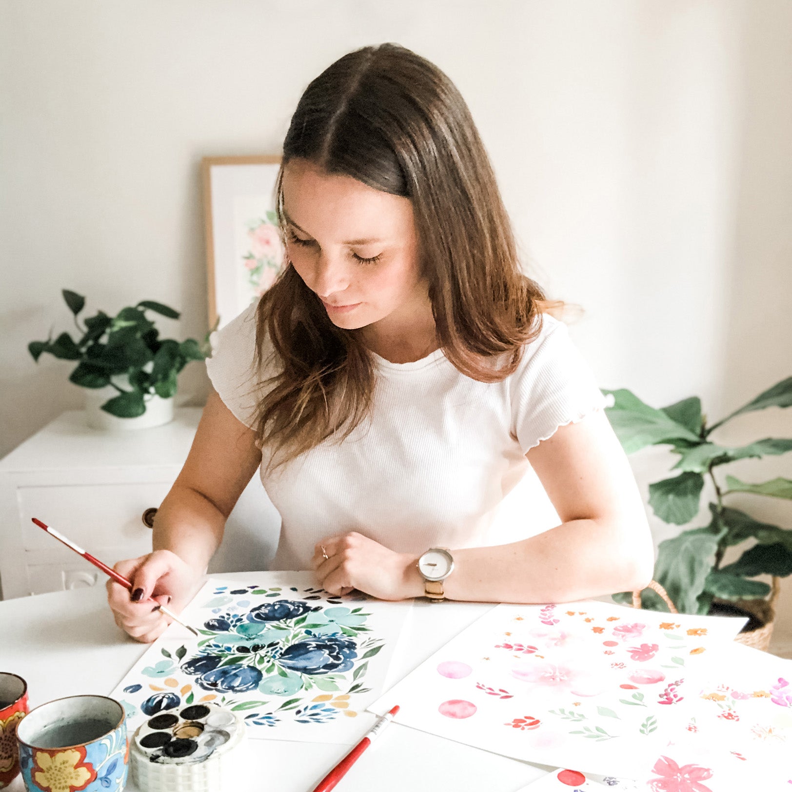 Watercolour Workshops – Ellen Walsh Designs