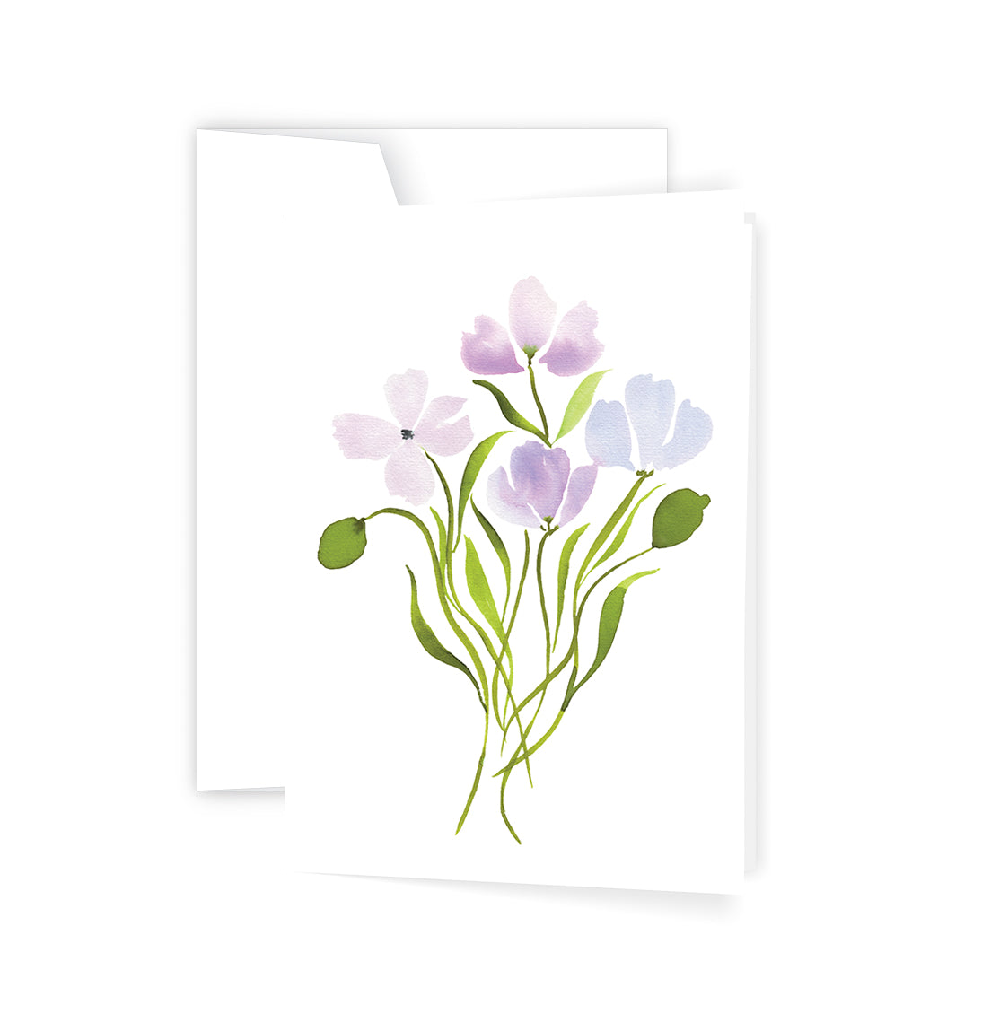 Lilac Flowers - Card – Ellen Walsh Designs